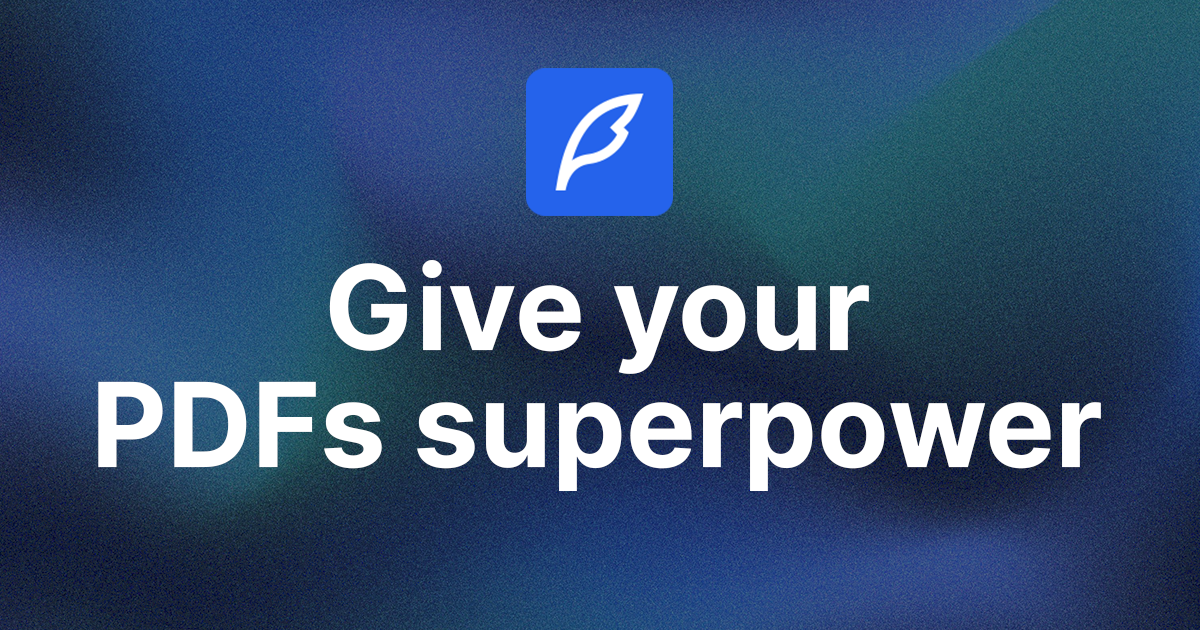 Quill - the PDF SaaS